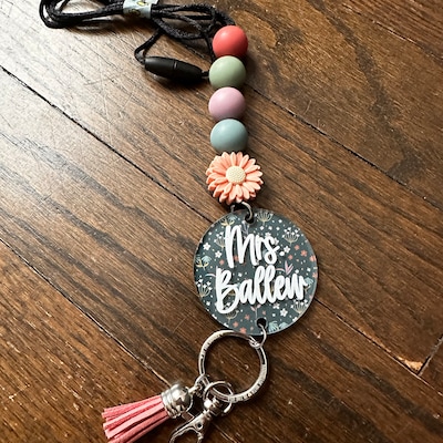 Retractable Reel Add-on for Lanyards, Keys, or Badge Extends up to 12 ...