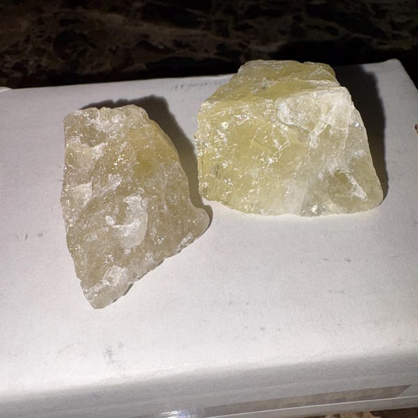 Raw Yellow Titanium Rainbow Cluster Natural Rough Quartz Crystal ...