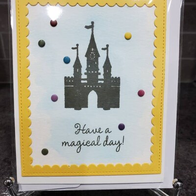 Mickey Mouse Card-handmade Mickey Mouse Card-mousekeeping Card-disney ...