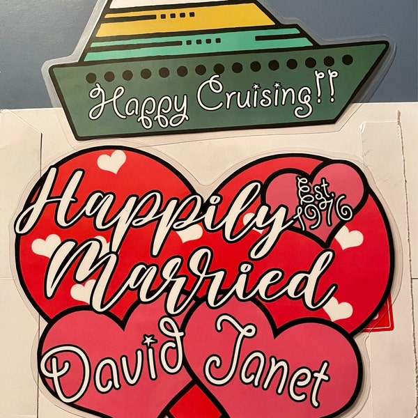 Custom Cruise, DCL Princess Cruise Ship Door Magnet, Family Set, Elsa ...