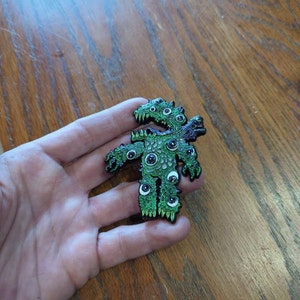 Melting Duck Luvaduckie V2 Pin green Twiddle Pin - Etsy