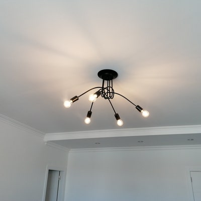 Multi-light Ceiling Light Pendant Light Industrial Chandelier - Etsy