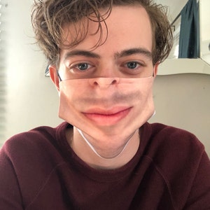 MEN'S Face Mask With 2 Filters Optional. Nose Wire Included. Adult ...