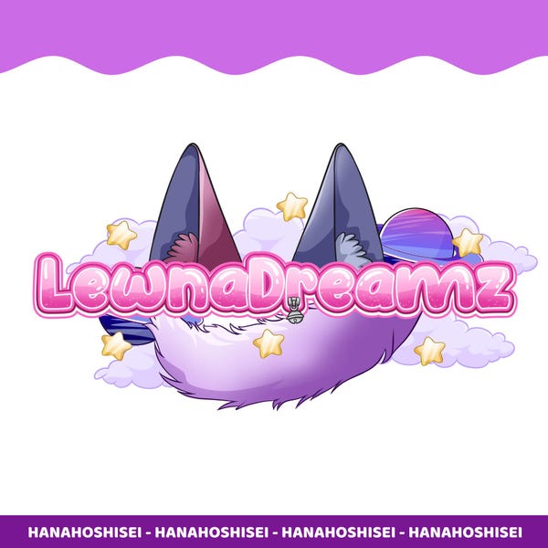 Custom Vtuber Logo, Vtuber Logo, Custom Vtuber Logo Commission, Cute ...
