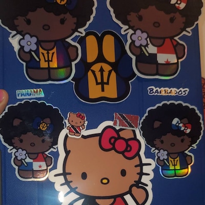 Jamaica Cat Vinyl Sticker - Etsy