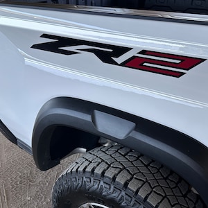 Chevy Colorado ZR2 American Flag Fender Badges Decals set of 2 - Etsy