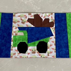 Chinese Crested Paper Pieced Block Pattern in PDF - Etsy