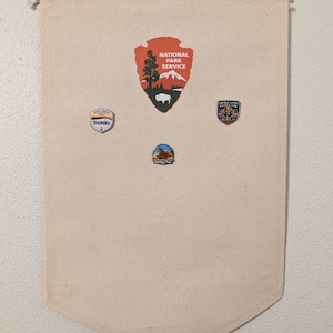 National Parks Pin Banner / Custom National Parks Banner/ National ...