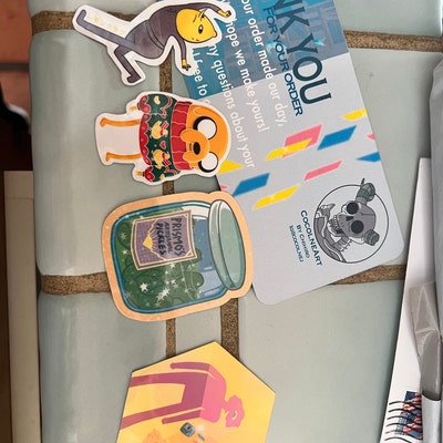 Prismo's Artisanal Pickles Glitter Sticker Sparkly, Holographic, Water ...