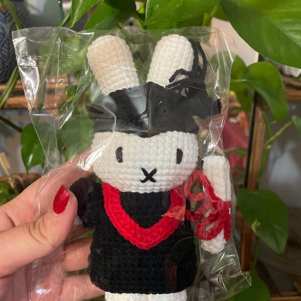 Crochet Graduation Bunny | Handmade Miffy Doll | Amigurumi Graduation ...
