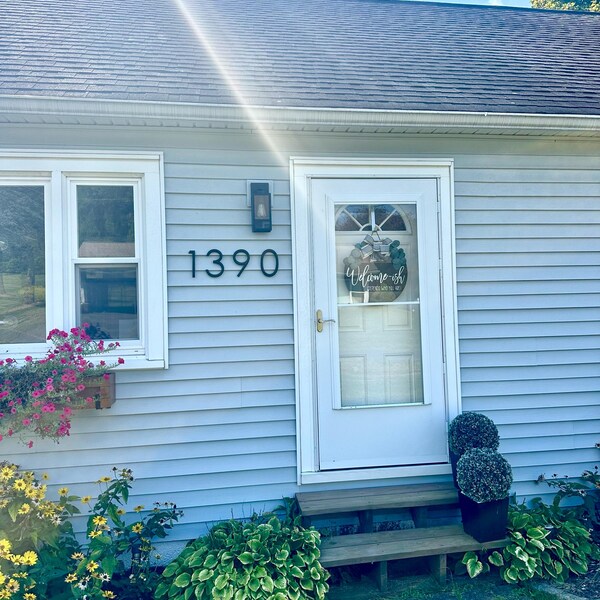 NO DRILLING REQUIRED 7.5 Vinyl Siding House Numbers Black or White - Etsy