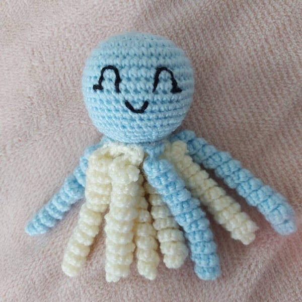 Crochet Octopus for a Preemie Pattern, English Written, NICU Octopus ...