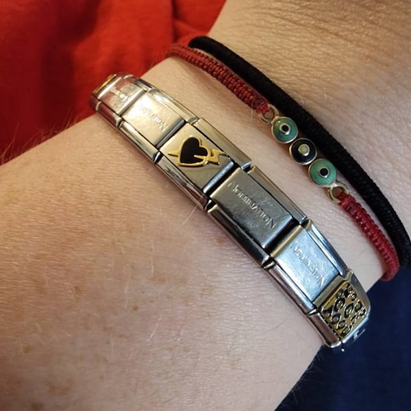 Italian Charms Classic 9mm, Italian Charm Bracelet, Italian 18 Charm ...