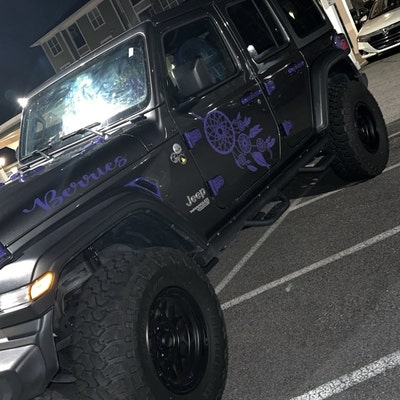 Howling Wolf Vinyl Decal for Car Truck or Jeep Wrangler - Etsy