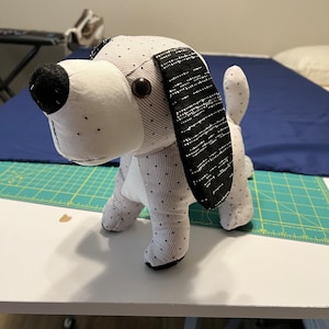 Stuffed Animal Standing Puppy Dog PDF Sewing Patterns & Tutorials ...