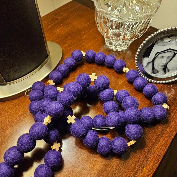 Marian Cross Vinyl Sticker Rosary Sticker Catholic Sticker Mary Sticker ...