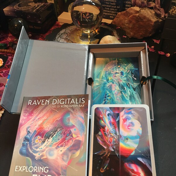 Empath's Oracle Cards & Guidebook Set Tarot Card Deck Book Kit Empathic ...