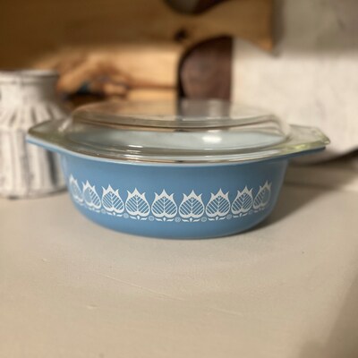 Pyrex Butterfly Gold Redesign Round Casserole Set - Etsy