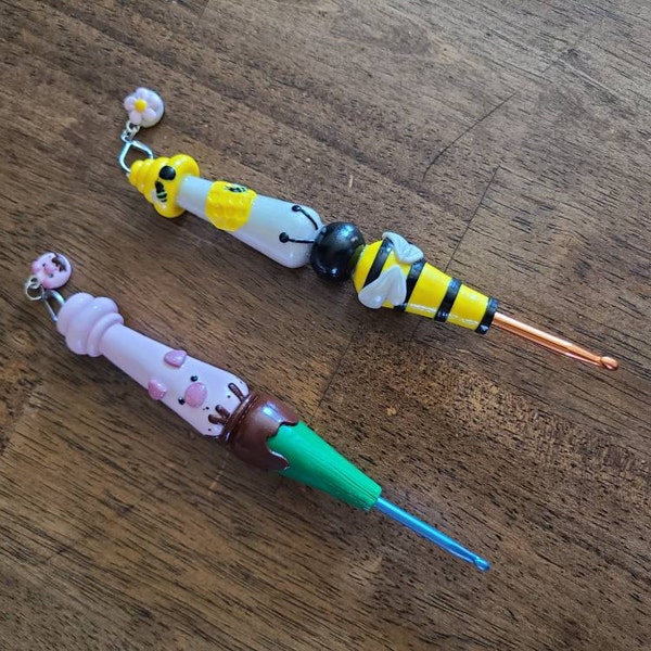 Bumble Bee Inspired Ergonomic Crochet Hook--honey Bee Inspired ...