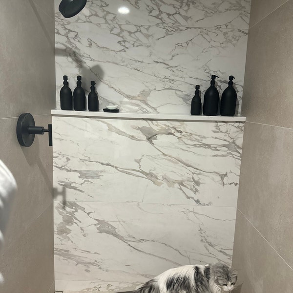 Matte Black Glass Soap Dispenser - Refillable Coloured Bottle With ...