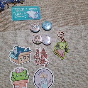 D&D Cats 2 Sticker Pack Set Cute Kitten Animal Dungeons and Dragons ...