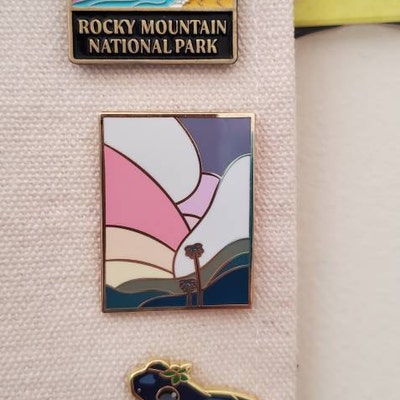 Life's a Beach Enamel Lapel Pin Badge // Summer Inspired - Etsy