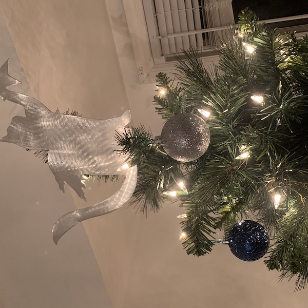 Kitty Cat Angel With Star, Cat Christmas Tree Topper, Pet Memorial ...