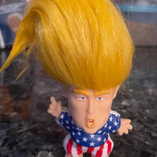 Vintage Russ Troll Doll - Russ Troll for President - Etsy