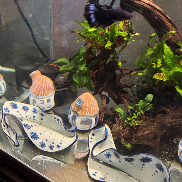 Aquarium Coral, Ceramic Decor, Pottery, Aquarium Decoration, Fish Tank ...