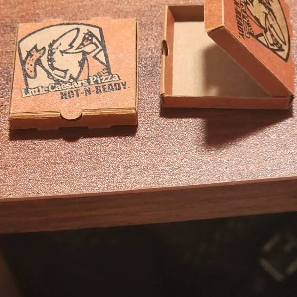 Little Caesars Pizza Box Miniature Party Favor - Etsy