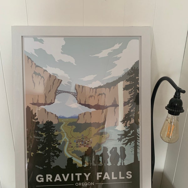 Gravity Falls National Park Poster - Etsy