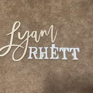 Nursery Name Sign Wood Name Sign Emily Sign Baby Wall Name - Etsy