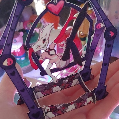 Angel Dust Hazbin Hotel Paper Craft Standee - Etsy