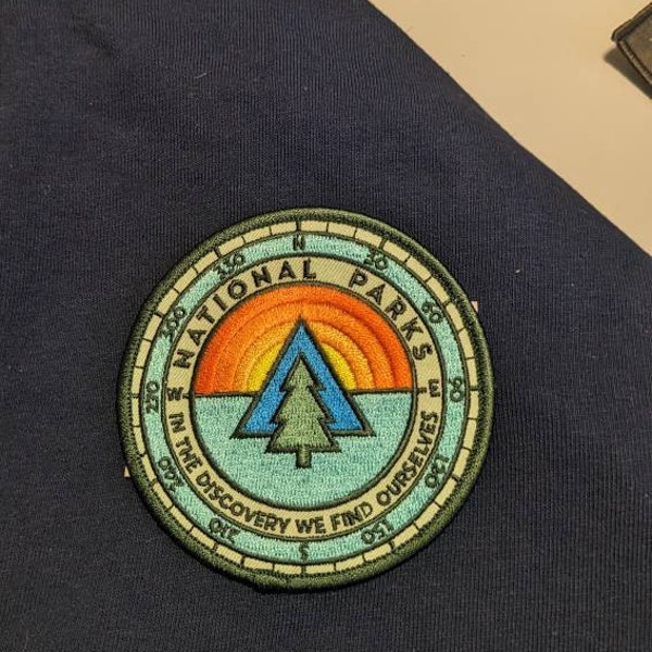 National Parks Sunrise Patch - Etsy
