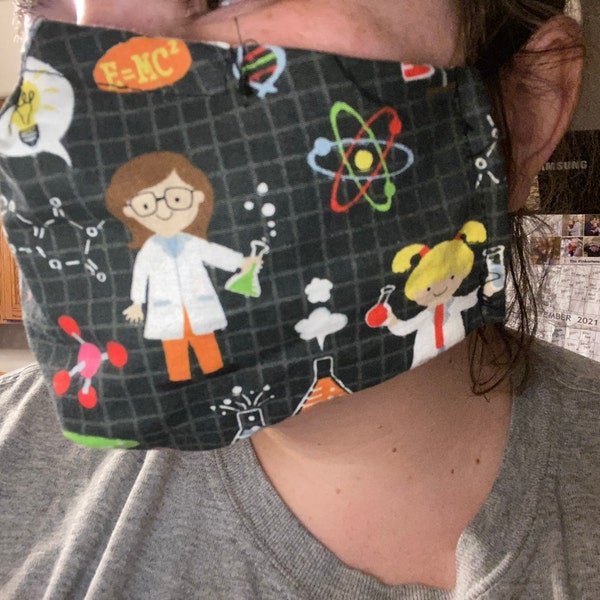 Mallory Jane Science Girl, 100% Cotton Fabric by the Yard, Quilting ...