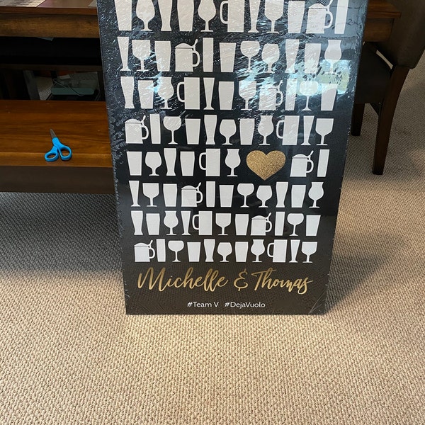 Beer Glass Guest Book Poster - Weddings, Parties, Retirements - Instant ...