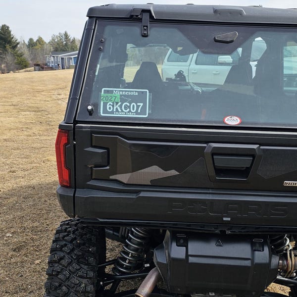 New** Black Minnesota ATV License Plate MN A.T.V./UTV **free Shipping ...