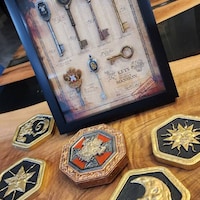 RESIDENT EVIL Spencer Mansion Key Collection in Shadow Box Frame - Etsy ...