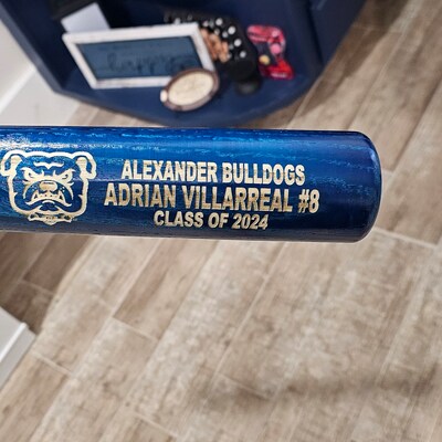 Full Size Baseball Bat Custom Engraved - Etsy