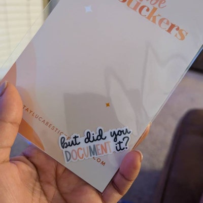 Custom Name Sticker Personalized First and Last Name Sticker ...