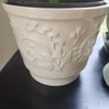 Vintage Ivy Design Green Pottery Pedestal Planter Flower Pot - Etsy