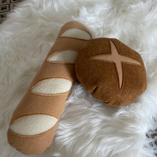 Market Fresh Bakery Bread, Felt Bread for Pretend Play or for ...