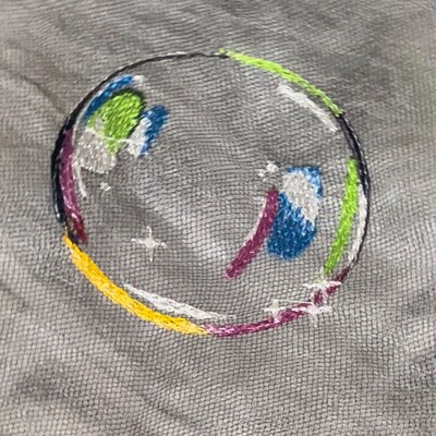 Soap Bubbles Machine Embroidery Design Blowing Bubbles Embroidery Files ...