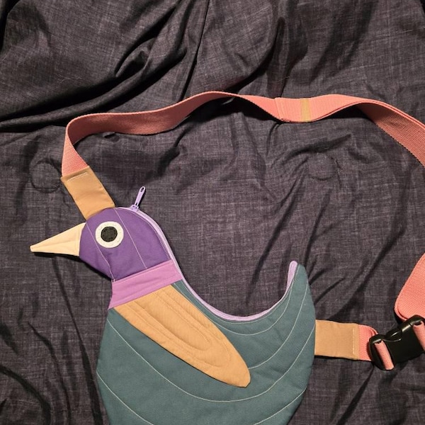 Bird Bag PDF Sewing Pattern - Fly Away Crossbody (chicken, Duck ...
