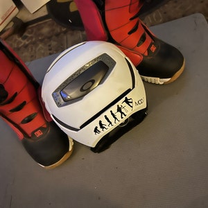 Silver Ski Evolution Sticker - Etsy