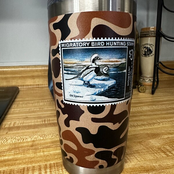 Yeti 30 Oz Tumbler Duck Stamp Old Camo 2013 WOOD DUCK - Etsy