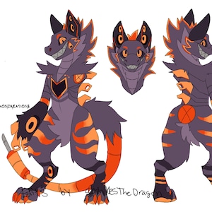 Ampwave Furry Art Base Ref Sheet - Etsy