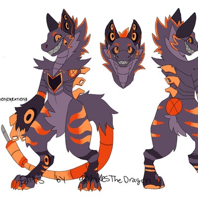 Ampwave Furry Art Base Ref Sheet - Etsy Canada