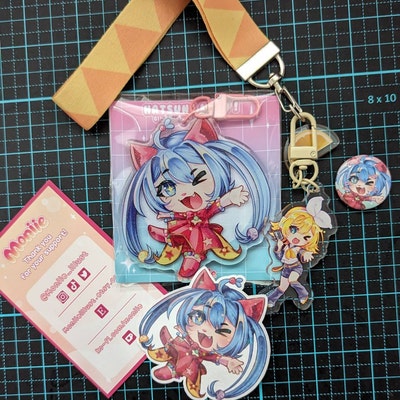 VOCALOID Charms Miku, Rin, Len, Gumi Keychains - Etsy