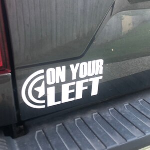 Captain America on Your Left Vinyl Sticker - Etsy